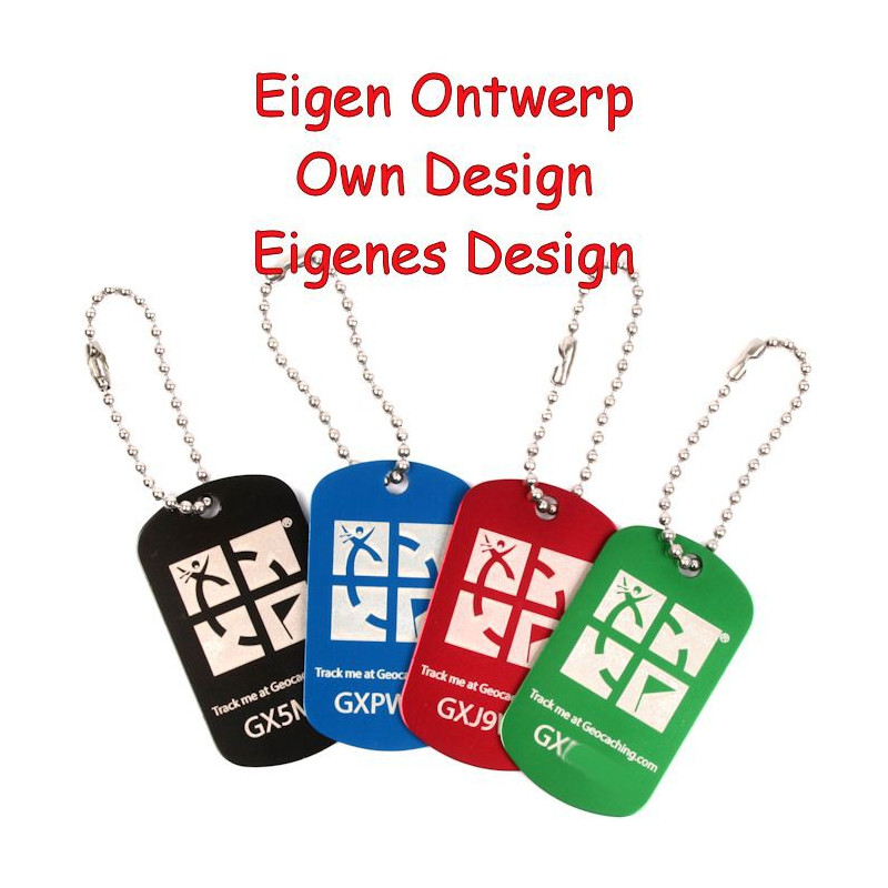 Ontwerp Log stempel – Pocket – 25 mm rond – Eigen tekst/logo – Geodox