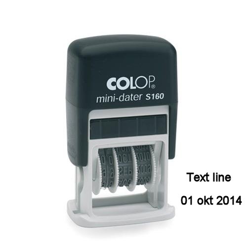 Ontwerp Log stempel - Minidater datum stempel - Geodox